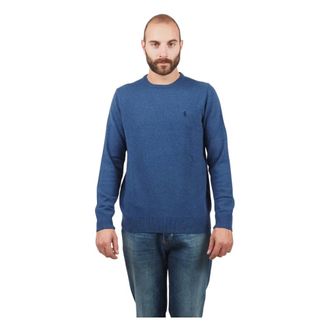 Ralph Lauren Blauer Wollpullover - - Knitwear - Herren - Blau - XL