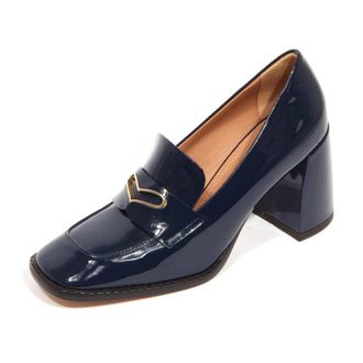 A.Bocca Midnight Blue Heel Loafer - - Shoes - Damen - Blau - 40 EU