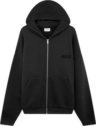 Autry Homme, Sweatshirts et sweats &agrave; capuche, Noir, Taille: XL Sweat &agrave; capuche Zip Main