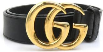 Gucci unisex, Pre-owned, Noir, Taille: ONE Size Ceinture en cuir vintage doccasion