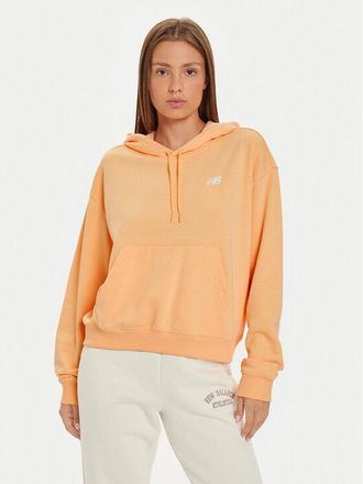 New Balance Sweatshirt WT41507 Orange Relaxed Fit