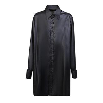Maison Margiela Femme, Robes, Noir, Taille: 36 FR Robe chemise