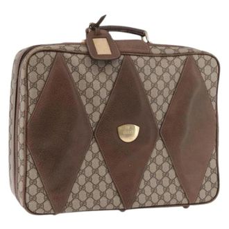 Gucci Sac de week-end vintage Pre-owned Trunk - Femme - Pre-owned - Beige - Taille: ONE Size