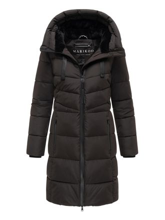 Marikoo Damen Winterjacke Natsukoo - warm, mit Teddyfell & Kapuze