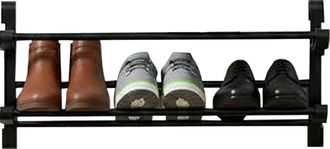 Generic Wandmontierter - 2-Stufiges Schmales Organisationsregal | Platzsparende Klappbare Wandmontierte Schuhaufbewahrung | F&uuml;r Sneaker Flur Eingangsbereich K