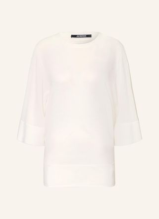 Jacquemus Jacquemus Pullover La Maille Mananco Mit 3/4-Arm weiss