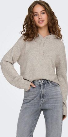 Jacqueline de Yong Kapuzenpullover JDYRUE LIFE L/S SHORT HOOD PUL KNT NOOS