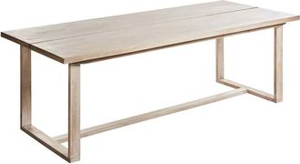 Beliani Gartentisch AZZANELLO 230 cm 100 cm Akazienholz Hellbraun