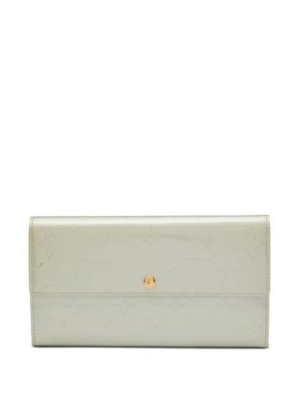 Louis Vuitton Portemonnaie mit Monogramm-Pr&auml;gung - Grau