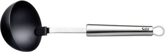 Silit Classic Line Suppenkelle 30 cm, Saucen- oder Schöpflöffel, Schöpfkelle mit Kunststoff-Laffe, Edelstahl poliert, hitzebeständig, optimal für beschichte