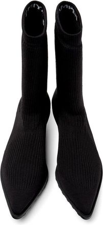 Camper Kitten Heel Ankle Boot - Black