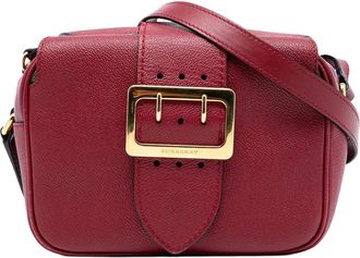 Burberry Hobo Bags - Small Soft Grained Calfskin Buckle Crossbody - Gr. unisize - in Rot - f&uuml;r Damen
