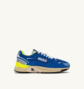 Autry BASKETS HYPERWAY EN MESH ET DAIM PRINCESS BLUE ET VANILLA ICE