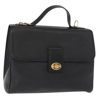 Gucci Sac &agrave; main vintage en cuir Pre-owned - Femme - Pre-owned - Noir - Taille: ONE Size
