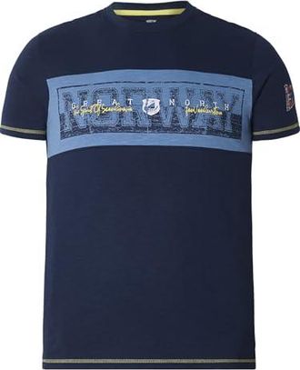 Jan Vanderstorm T-shirt pour homme Mattgur, bleu fonc&eacute;, 5XL