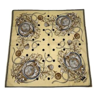 Celine Pre-owned Vintage Silk Scarf - Femme - Pre-owned - Jaune - Taille: ONE Size