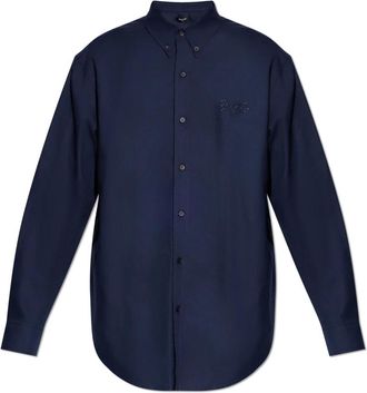 Balmain Homme, Chemises, Bleu, Taille: XL Formal Chemises