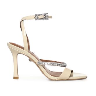 Kurt Geiger Femme, Chaussures, Beige, Taille: 40 EU Crystal Strap Sandal 90
