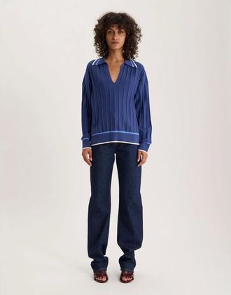 Ines De La Fressange Femme, Pulls, Bleu, Taille: 44 FR Solange Jumper