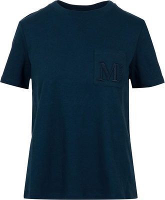 Max Mara T-shirts Et Polos Bleu Marine