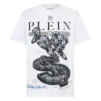 Philipp Plein T-Shirts - - Tops - Herren - Wei&szlig; - M