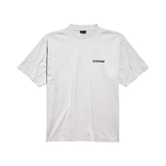 Balenciaga Herren, Oberteile, Wei&szlig;, LGr&ouml;&szlig;e