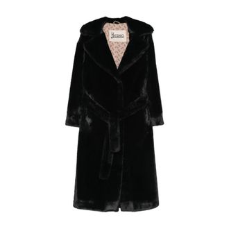 Herno Chantilly Curly Kunstpelzjacke - - Jackets - Damen - Schwarzk - S