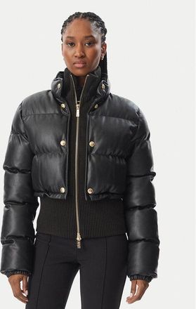 Just Cavalli Winterjacke 81PAS405 CNDU2 Schwarz Regular Fit