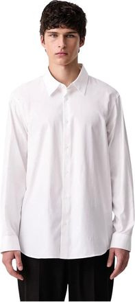 A|X Armani Exchange Chemise en coton &agrave; monogramme - Homme - Chemises - Blanc - Taille: XL