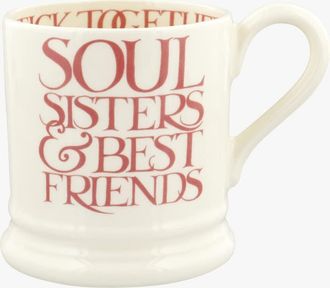 Emma Bridgewater gro&szlig;e Tasse 1/2 Pint, Keramik Kaffeetasse gro&szlig; - Steingut Tasse, Cappuccino, Latte, Kaffee, Teetasse - Sch&ouml;ne Tassen, Geburtstagsgeschenk - Kaffeebech