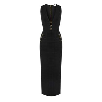Elisabetta Franchi Damen, Kleider, Schwarzk, XLGr&ouml;&szlig;e