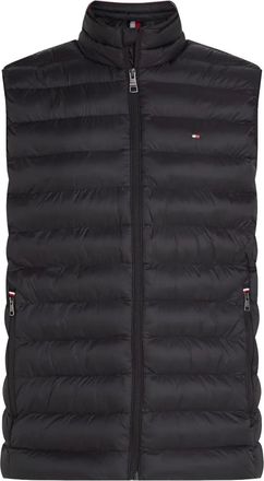 Tommy Hilfiger gilet matelassé à fermeture zippée - Noir