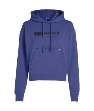 Karl Lagerfeld Regular Logo Hoodie, Skipper Blue, M