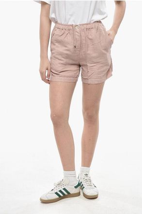 Finamore Linen and Cotton Shorts with 2 Pockets size 38