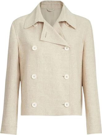 Brunello Cucinelli Femme, Manteaux, Beige, Taille: 38 FR Giubbotto