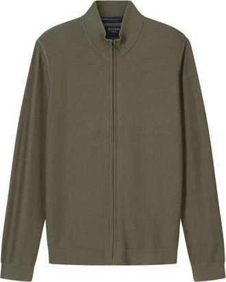 Olymp Olymp, Homme, Sweatshirts et sweats &agrave; capuche, Vert, Taille: 42 FR Casual Strick Cardigan
