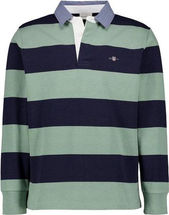 GANT Herren Pullover blau Baumwolle gestreift