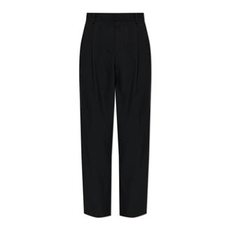 Balmain Anzughose mit B&uuml;gelfalte - - Trousers - Herren - Schwarzk - L