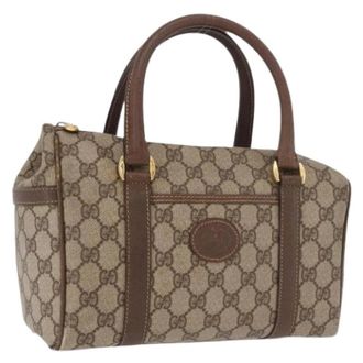 Gucci Pre-owned Vintage Canvas Hand Bag - - Pre-owned - Damen - Beige - ONE SIZE