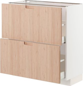 IKEA METOD / MAXIMERA Unterschrank mit 2 Schubladen