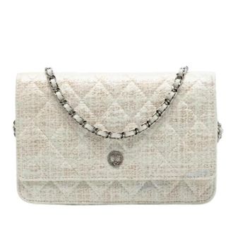 Chanel Pre-owned Flap Crossbody Bag - - Pre-owned - Damen - Beige - ONE SIZE