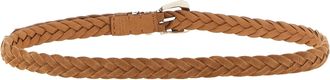 Brunello Cucinelli Braided Bull Leather Belt - Brown