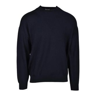 Emporio Armani Wollstrickpullover - - Knitwear - Herren - Blau - M