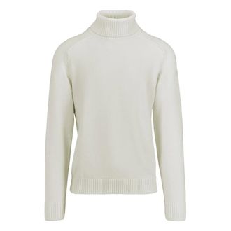 Bomboogie Homme, Pulls, Blanc, Taille: M Pull en maille lisse &agrave; col montant