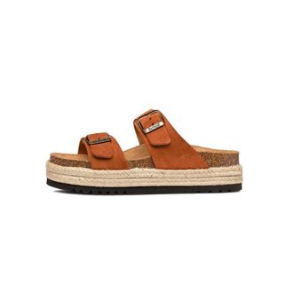 Scholl Damen INES Sandale, Cognac, 41 EU