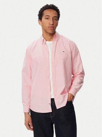 Tommy Jeans Hemd Oxford DM0DM21298 Hellrosa Regular Fit