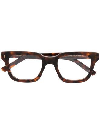 Retro Superfuture Eckige Numero 79 Brille - Braun