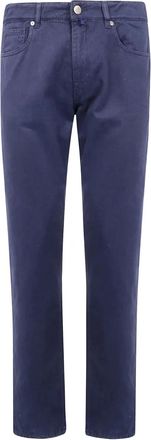 Incotex Five-Pocket-Hose - Blau