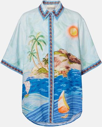 Alemais Al&eacute;mais Chemise imprim&eacute;e en lin