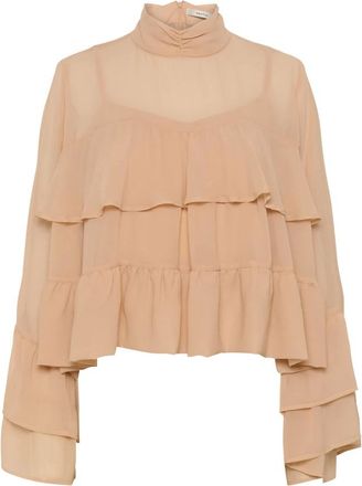 Gestuz Femme, Blouses et Chemises, Rose, Taille: 40 FR GZchiffany Blouse